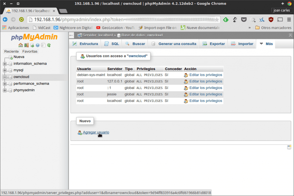 owncloud, que es como instalarlo con https y WebDAV
