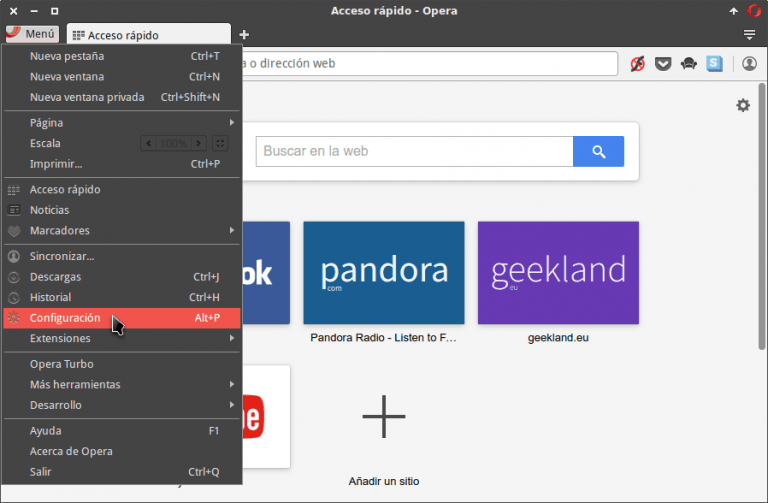 Activar y usar el servicio VPN gratuito en el navegador Opera
